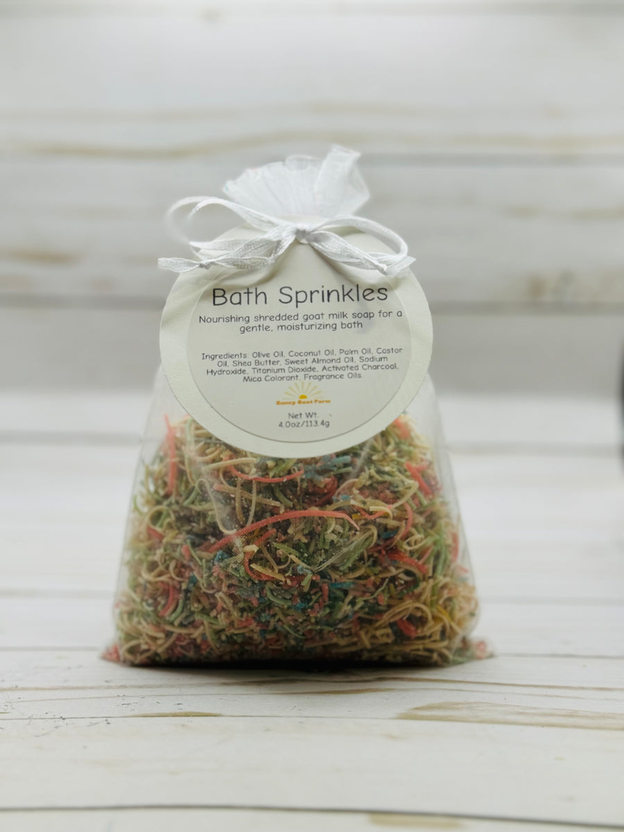 Goat Milk Soap Bath Sprinkles – Sunny Goat Farm
